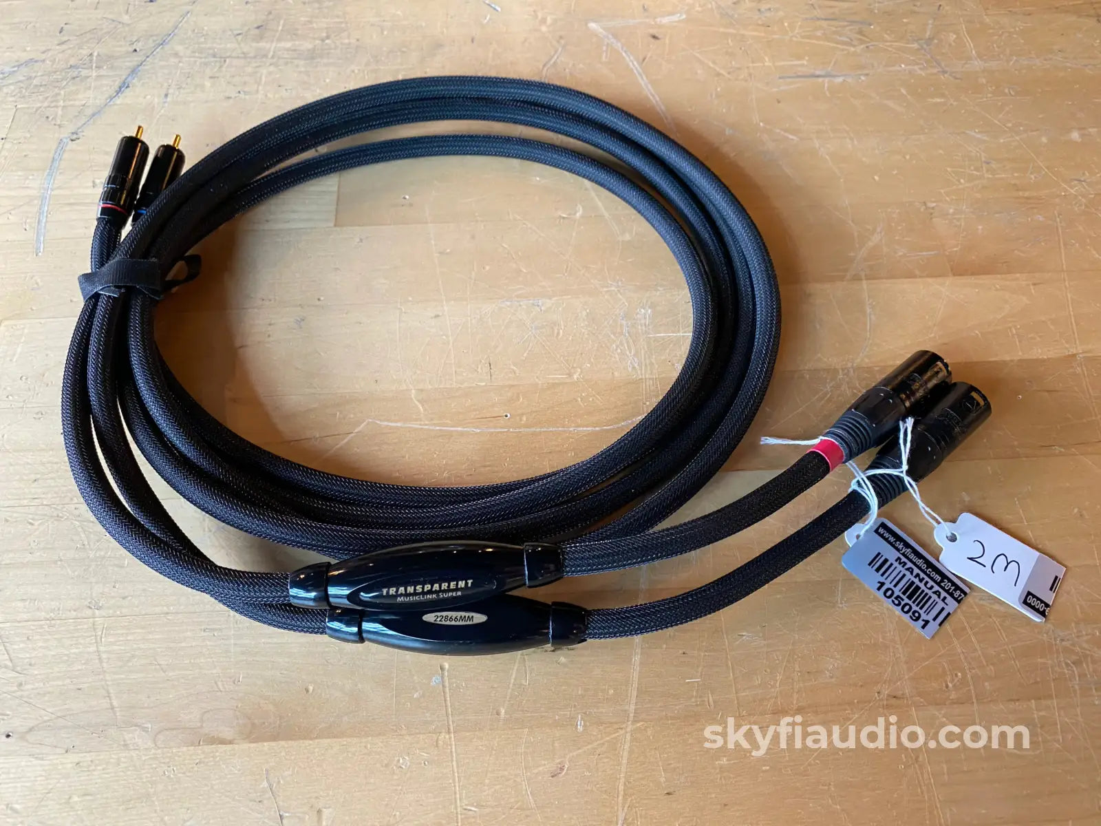 Transparent MusicLink Super RCA to XLR Pair - 2m