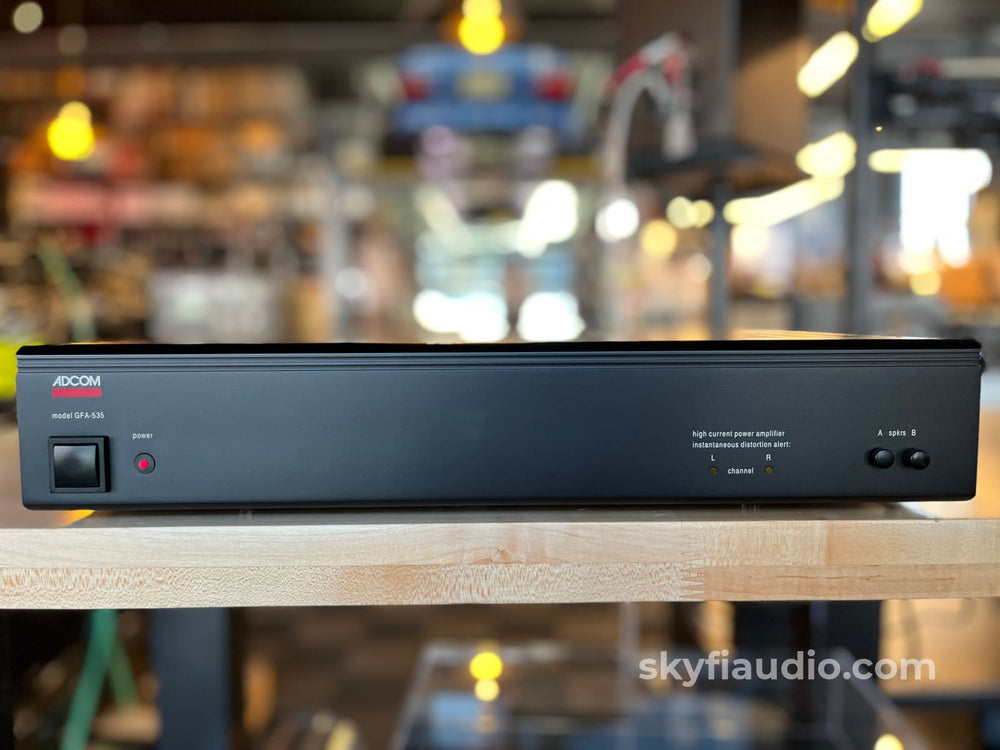 Adcom GFA-535 Vintage Solid State Amplifier - Dual Mono Design