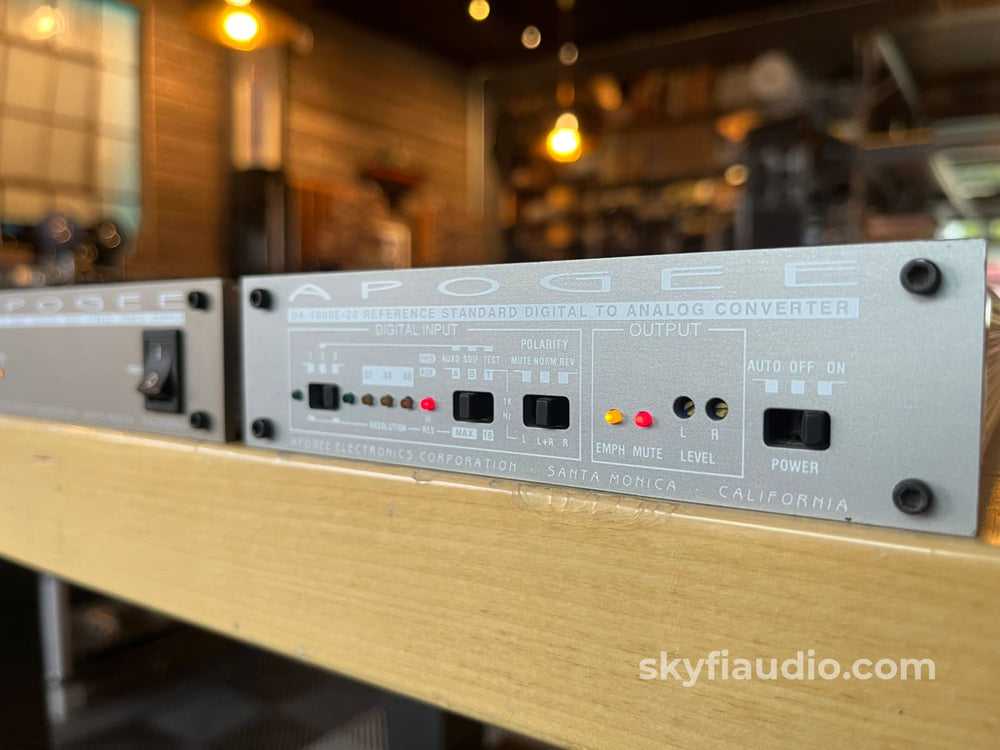 Apogee DA-1000E-20 DAC & PS-1000E Power Supply - w/ Wyde Eye Coaxial C