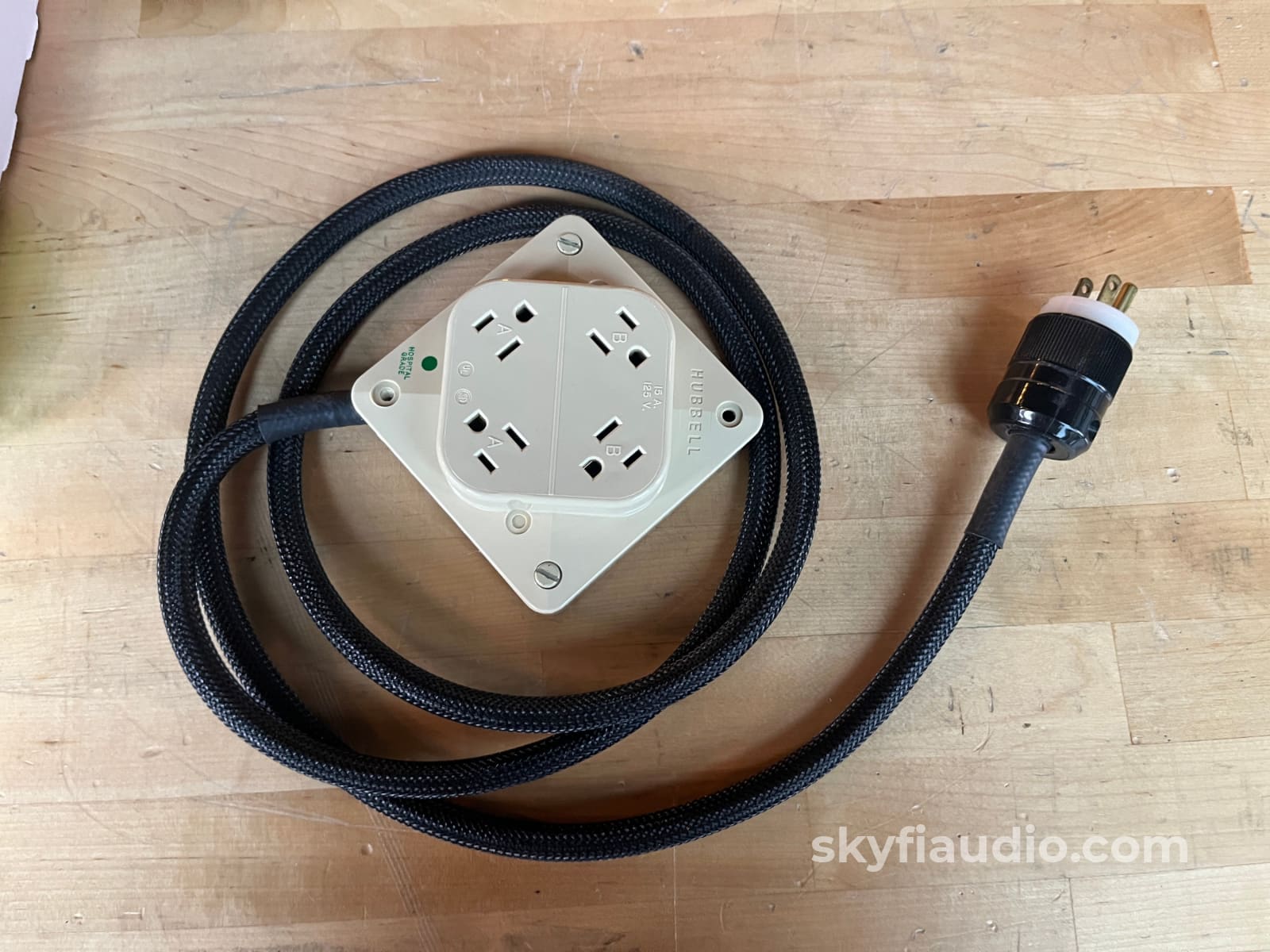 Audioparts 4 Outlet Power Strip - 6ft