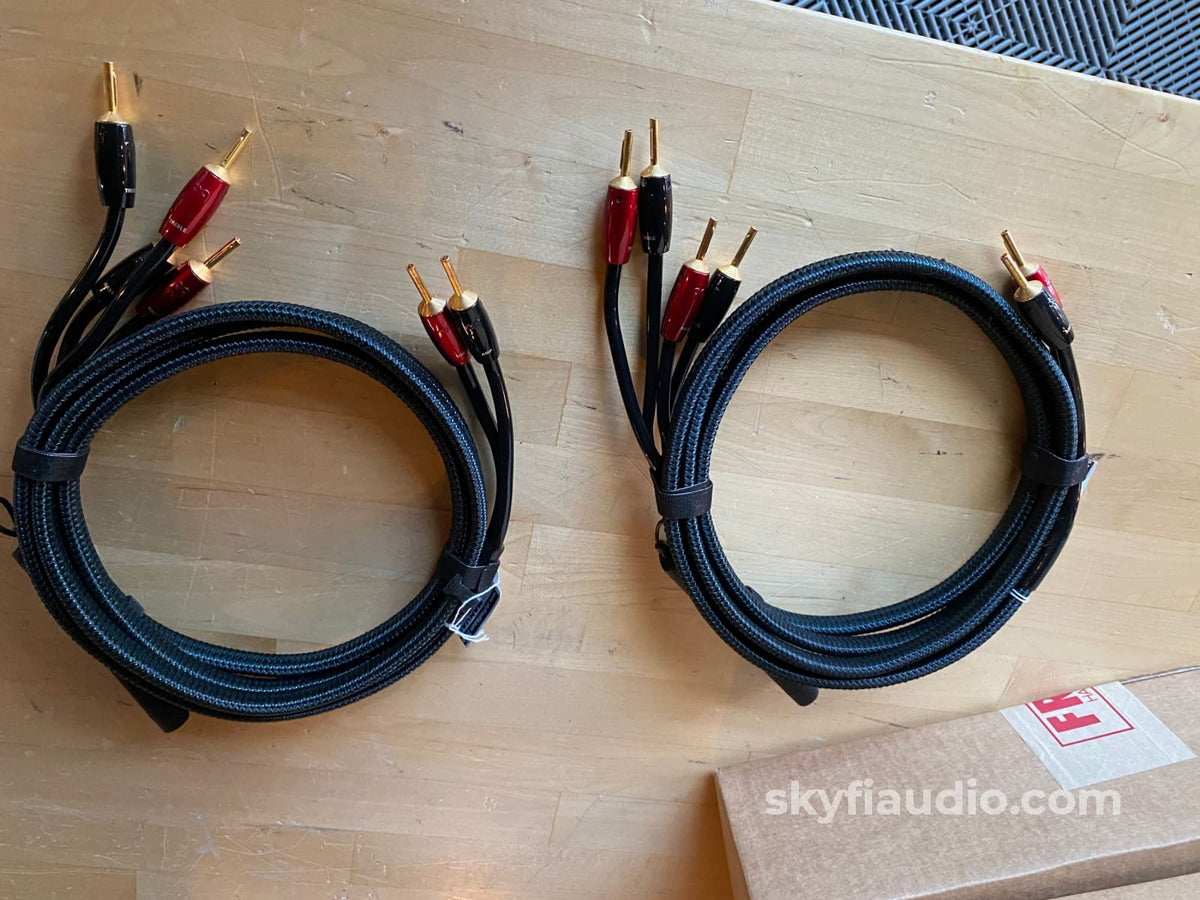 AudioQuest Rocket 88 Bi-Wire Speaker Cables (Pair) With 72v DBS - 8 Fe