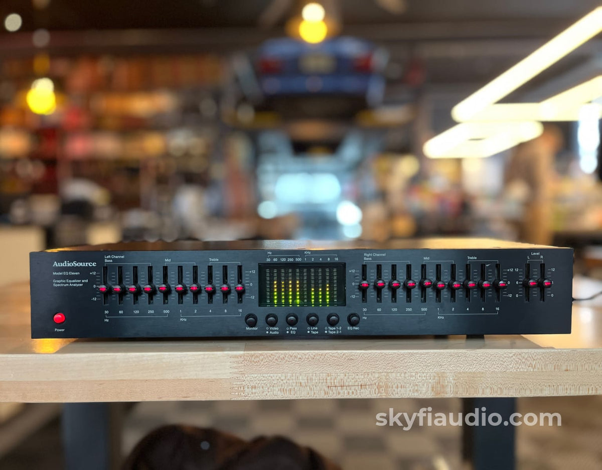 AudioSource EQ Eleven Vintage 10-Band Graphic Equalizer w/Spectrum Ana