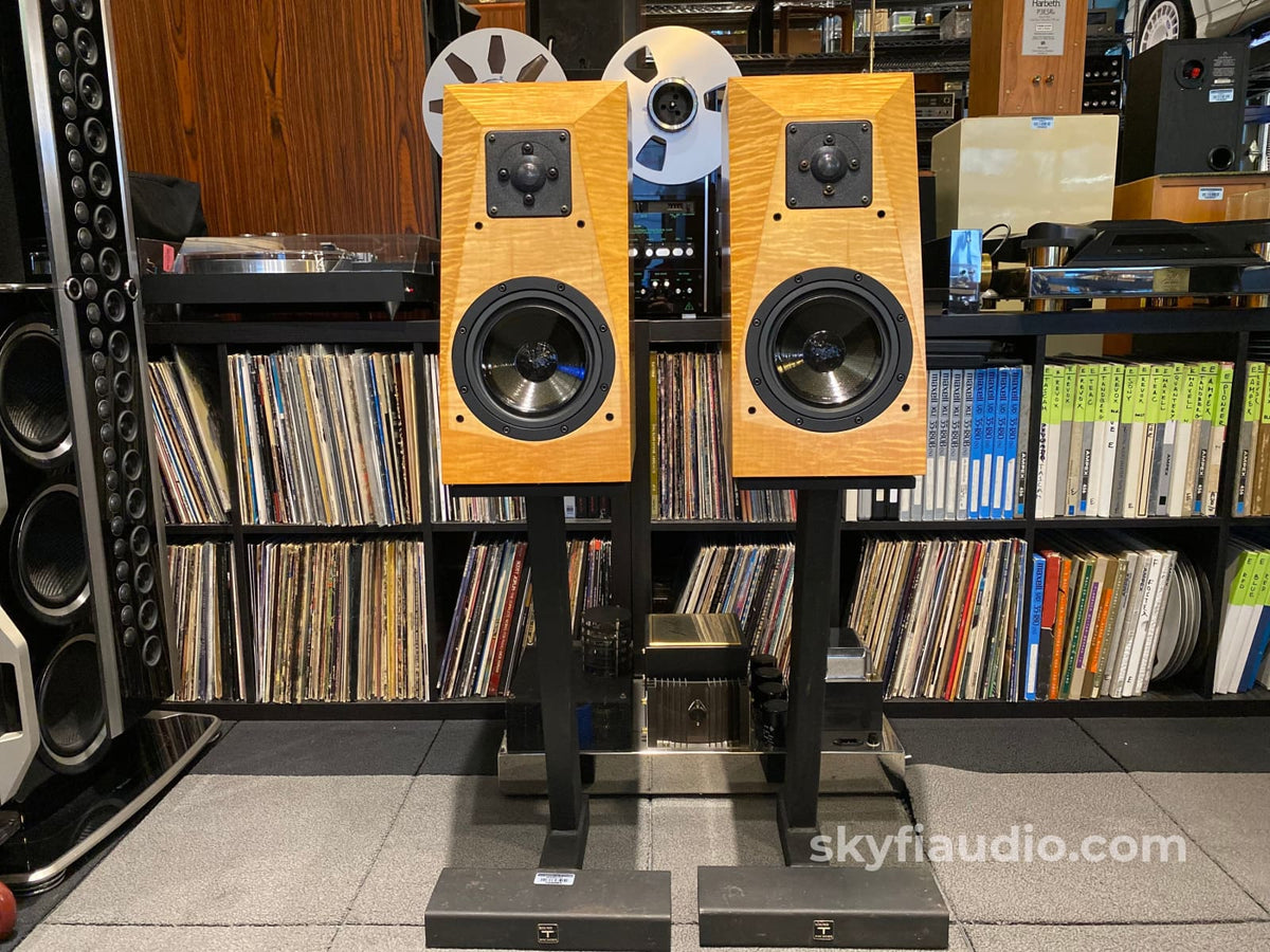 Avalon Acoustics Monitor Speakers w/ Matching Stands