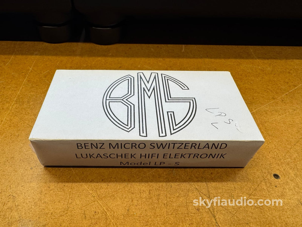 Benz Micro LP-S (MC) Phono Cartridge - Brand New - Top Of The Line
