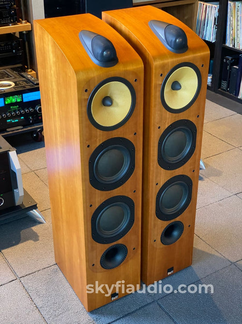 Bowers & Wilkins 703 Floorstanding Speakers - Light Oak Finish