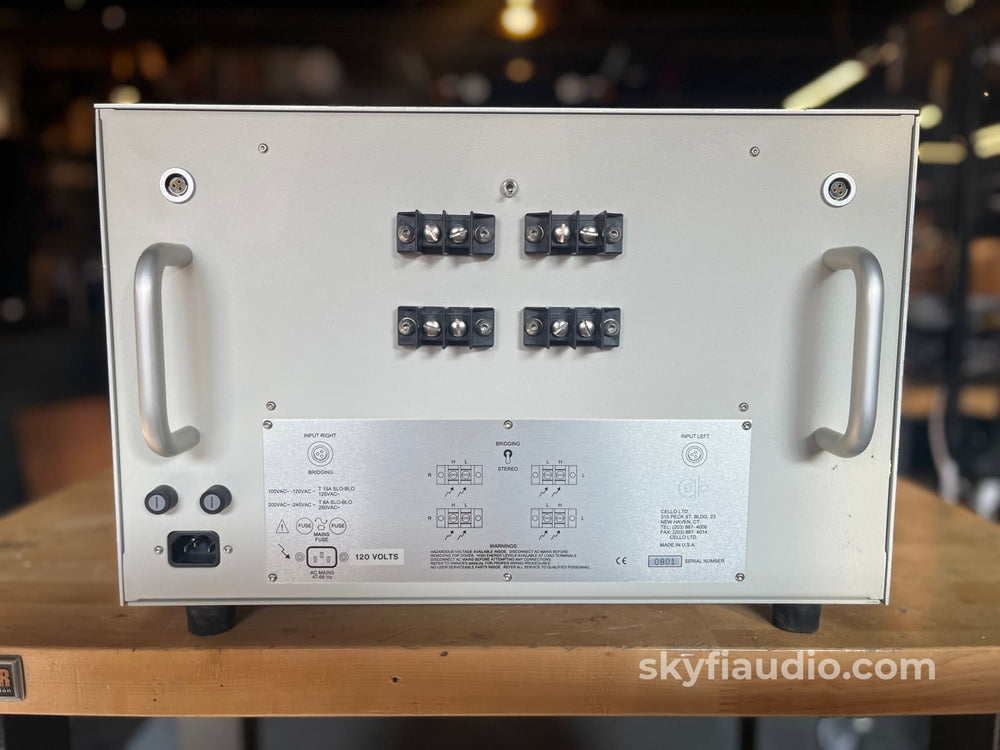 Cello Duet 350 Amplifier - 350WPC Beast - Serviced