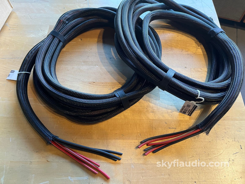 Cello Speaker Cables - Tri-Wire Configuration (Pair) - 19ft