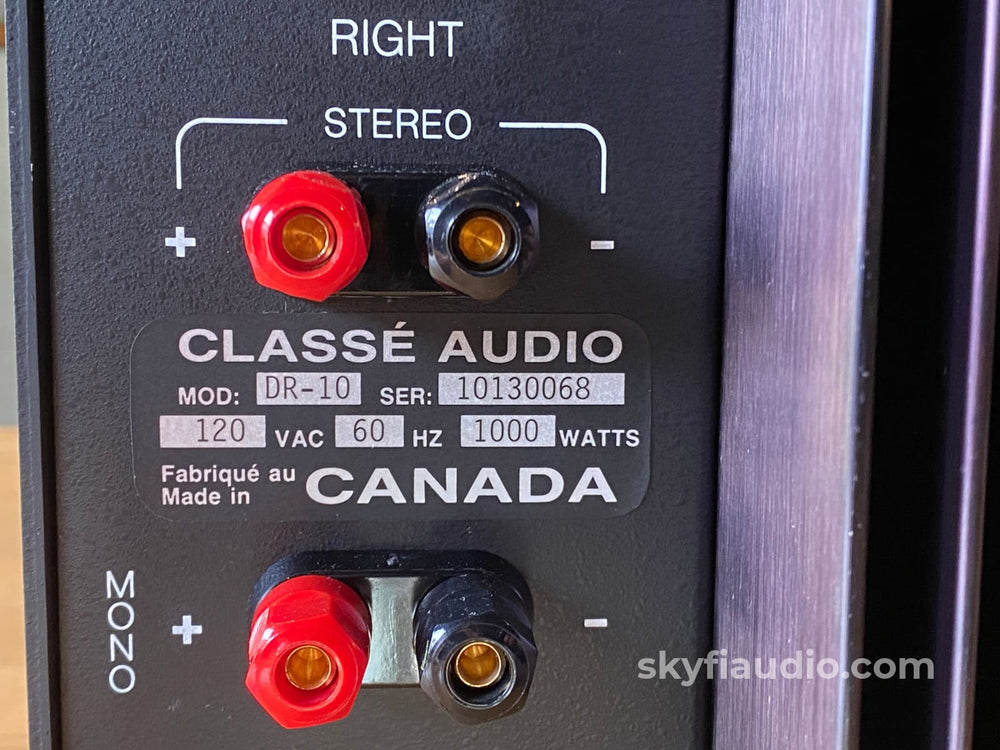 Classe Audio DR-10 Vintage Solid State Amplifier