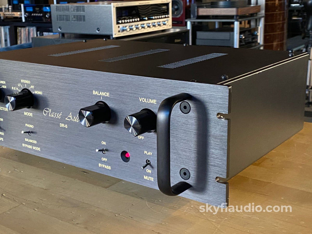 Classe Audio DR-5 All Analog Solid State Preamp with Phono - Serviced