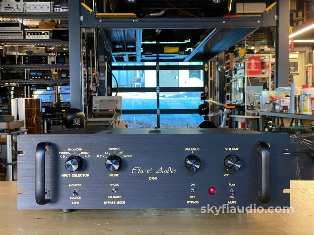 Classe Audio DR-5 All Analog Solid State Preamp with Phono - Serviced