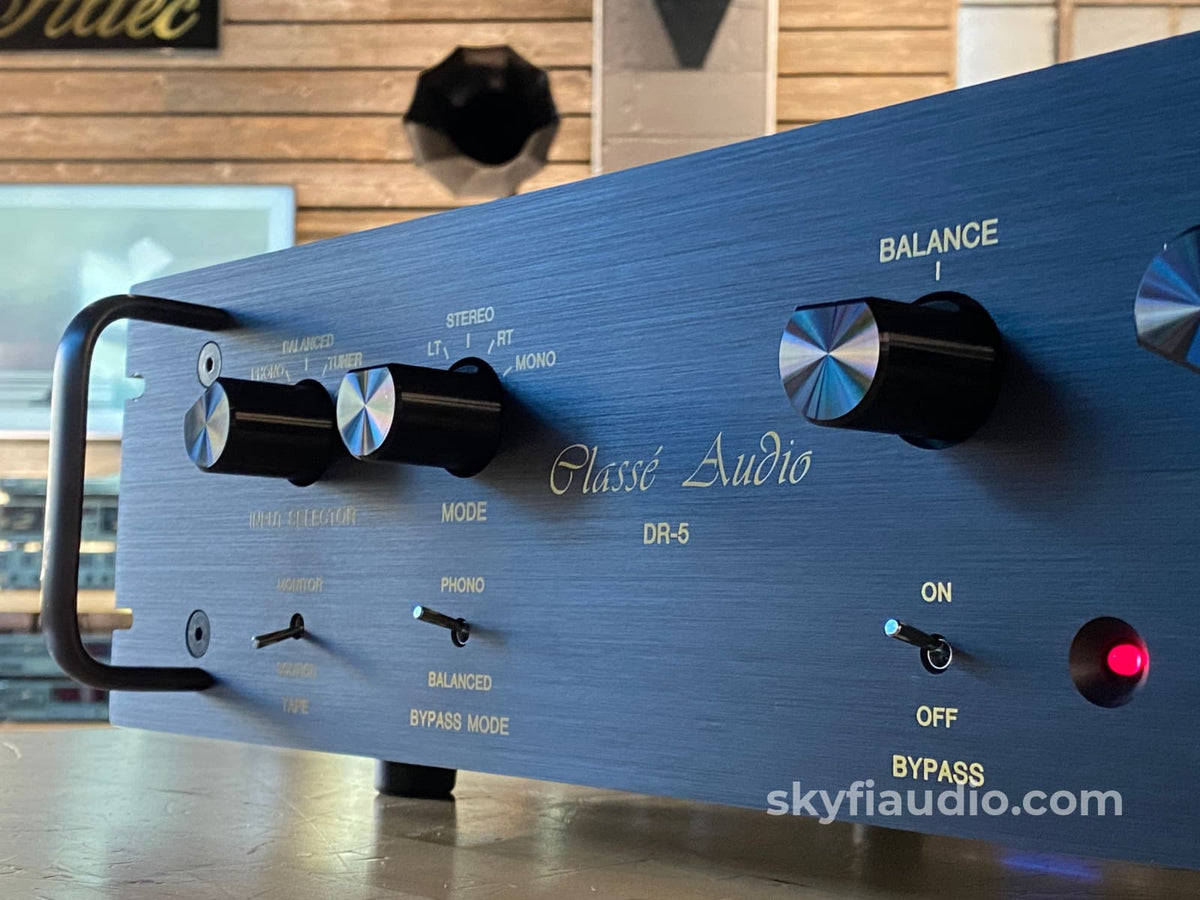 Classe Audio DR-5 All Analog Solid State Preamp with Phono - Serviced
