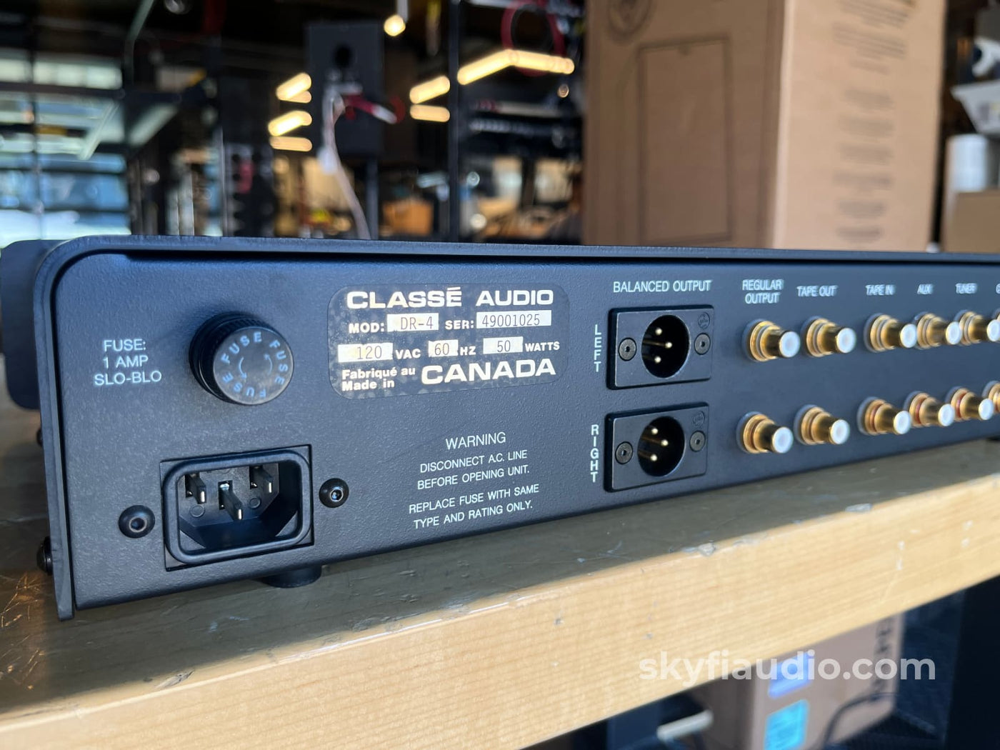 Classe DR-4 Preamplifier w/MM and MC Phono Inputs