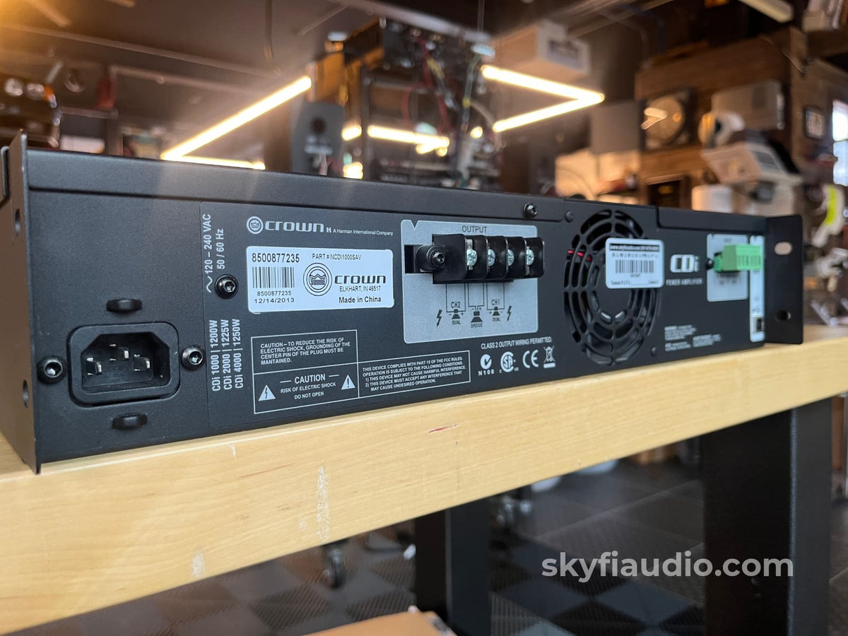 Crown CDi 1000 Two Channel Amplifier - 500W!!