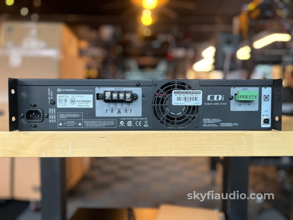 Crown CDi 1000 Two Channel Amplifier - 500W!!