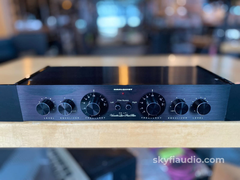 Dahlquist DQ-LP1 Electronic 2 Way Crossover with Rare Rack Mount