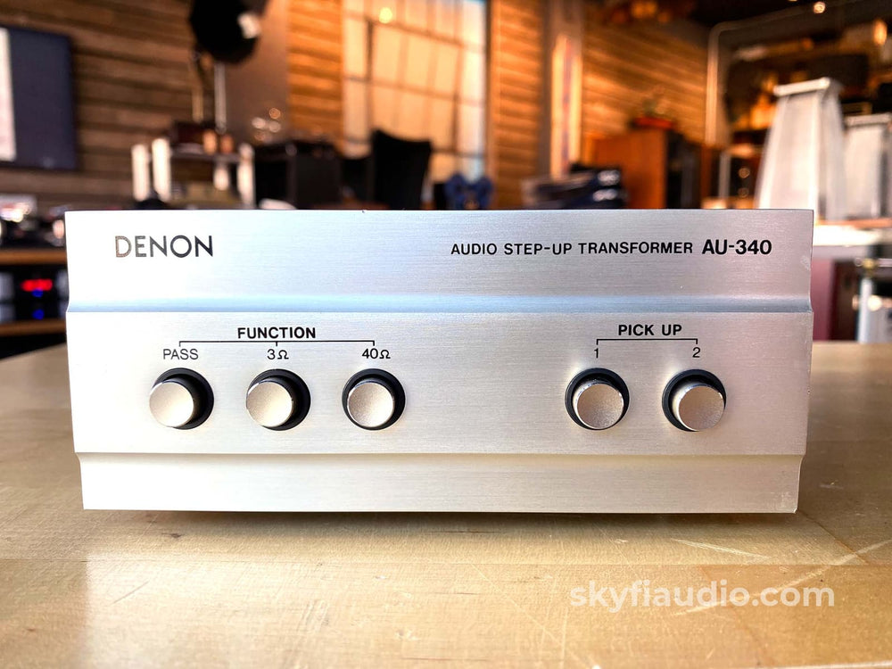 Denon AU-340 Vintage Phono Step-Up Transformer (MC to MM)