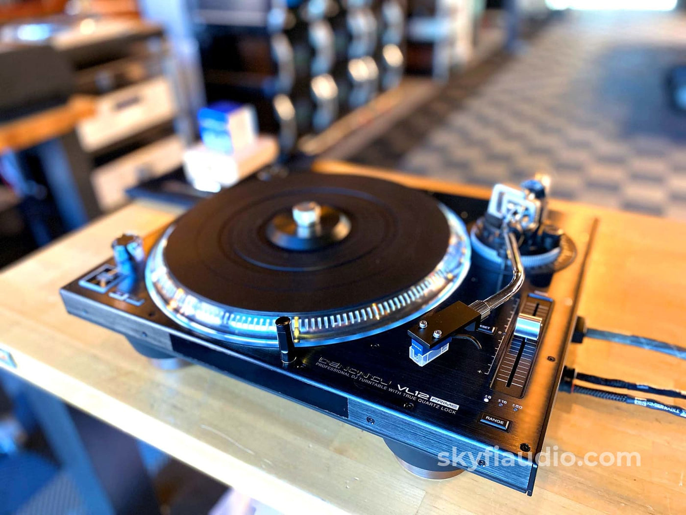 Denon VL12 Prime Turntable - SkyFi Upgraded with New Sumiko and More