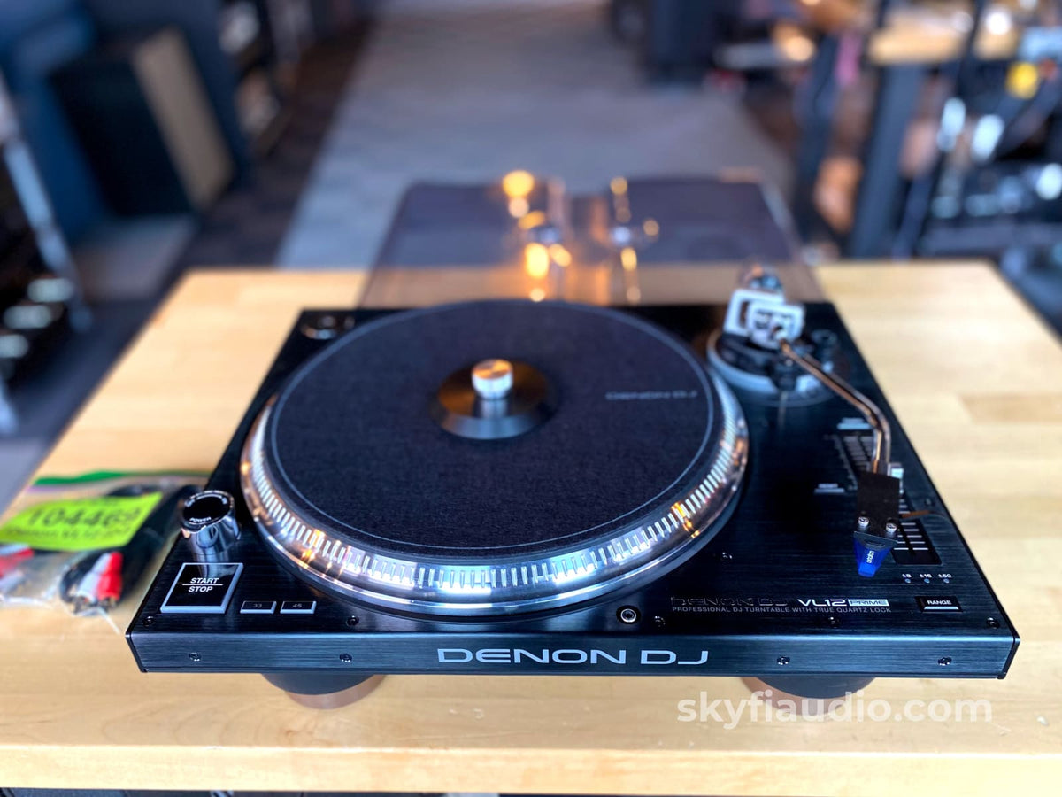 Denon VL12 Prime Turntable With Ortofon Blue Cartridge