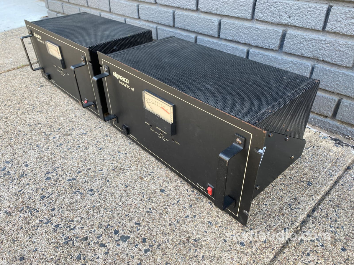Dynaco Mark VI Vintage Monoblock Tube Amplifier Pair, 120W *NEW Price