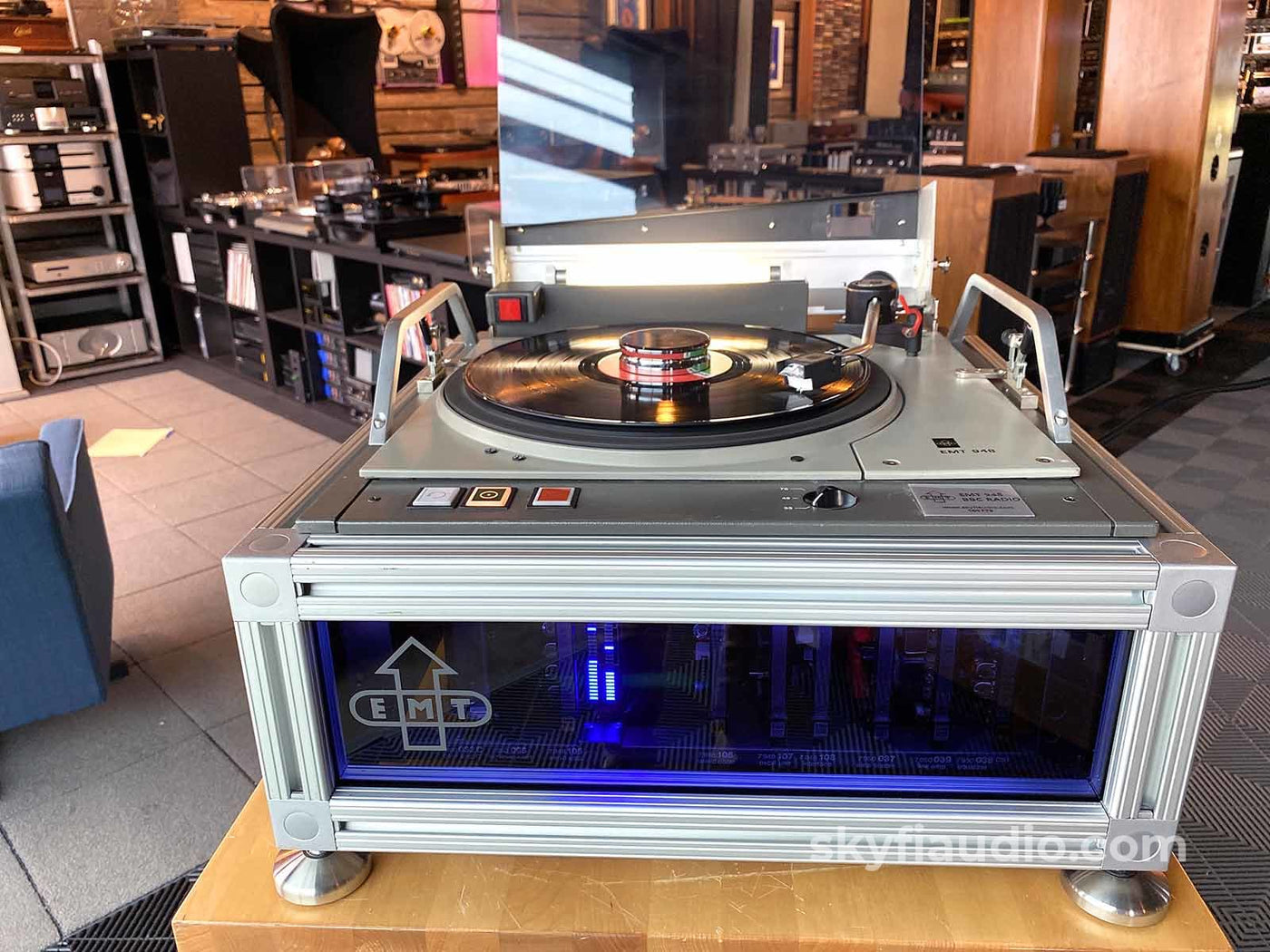 EMT 948 Vintage Studio Turntable from the BBC - One of a Kind SkyFi Cu