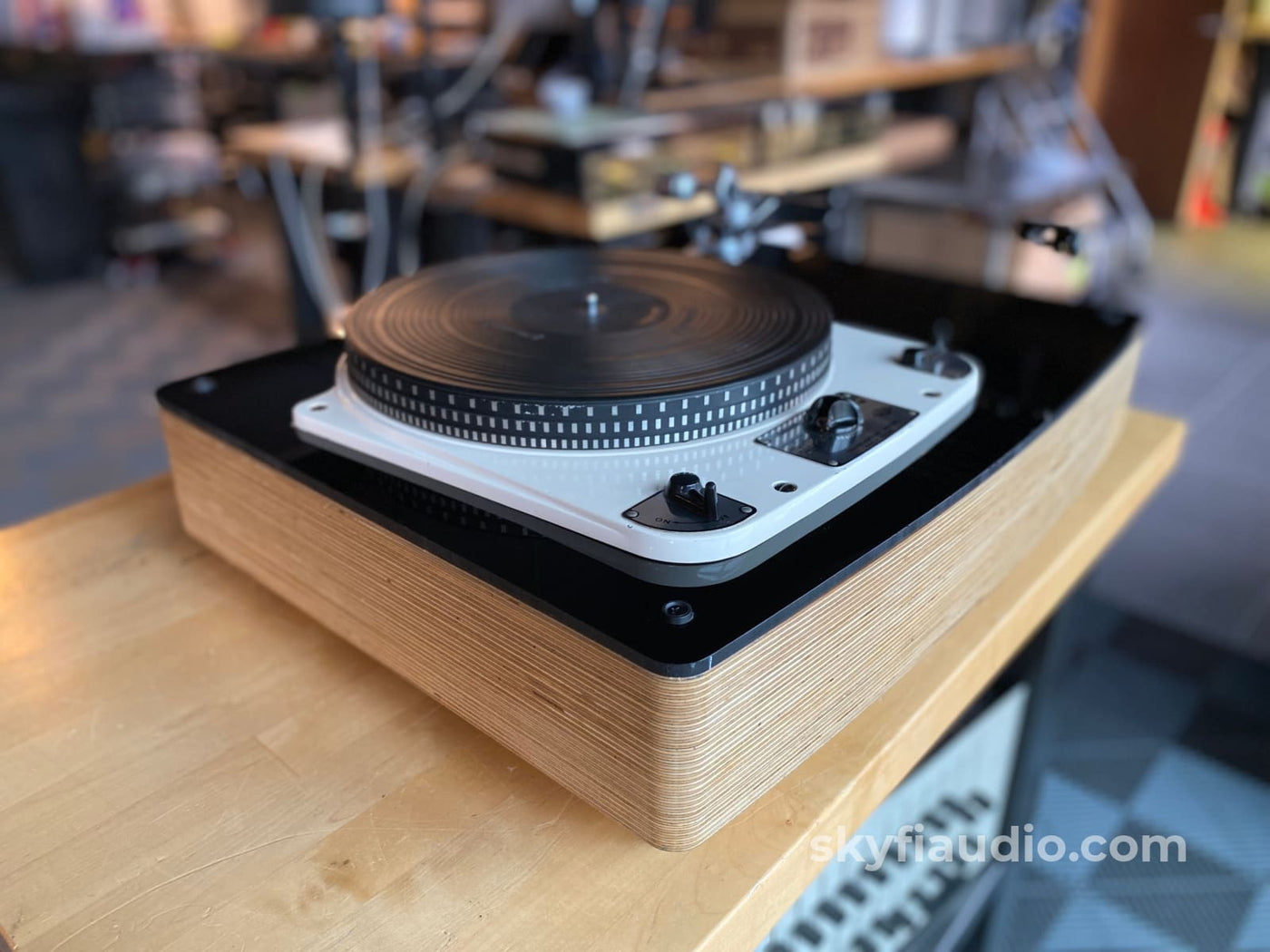 Garrard 301 SkyFi Custom Turntable with 12" SME and Sumiko Blackbird