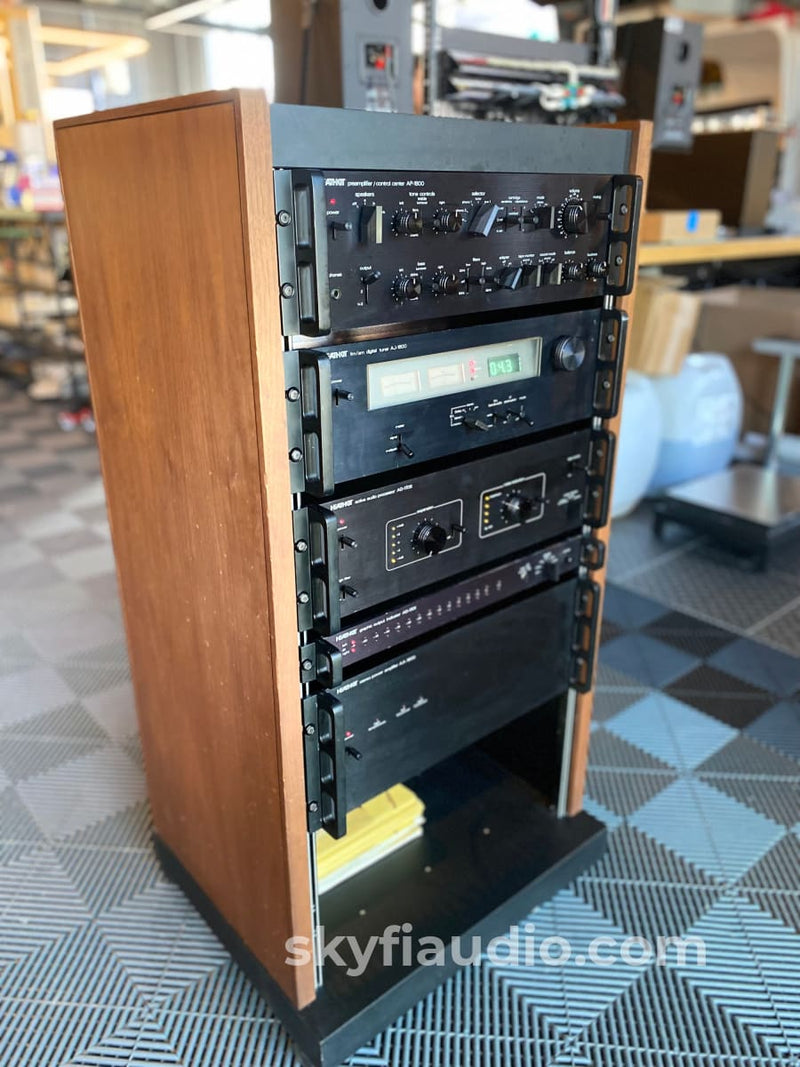 Heathkit Complete Stereo System In Rack