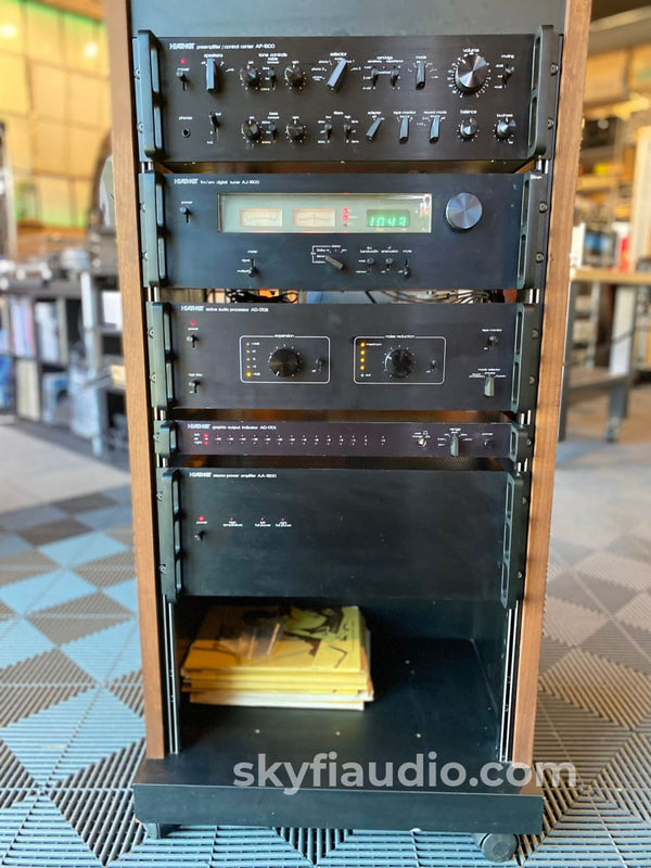 Heathkit Complete Stereo System In Rack