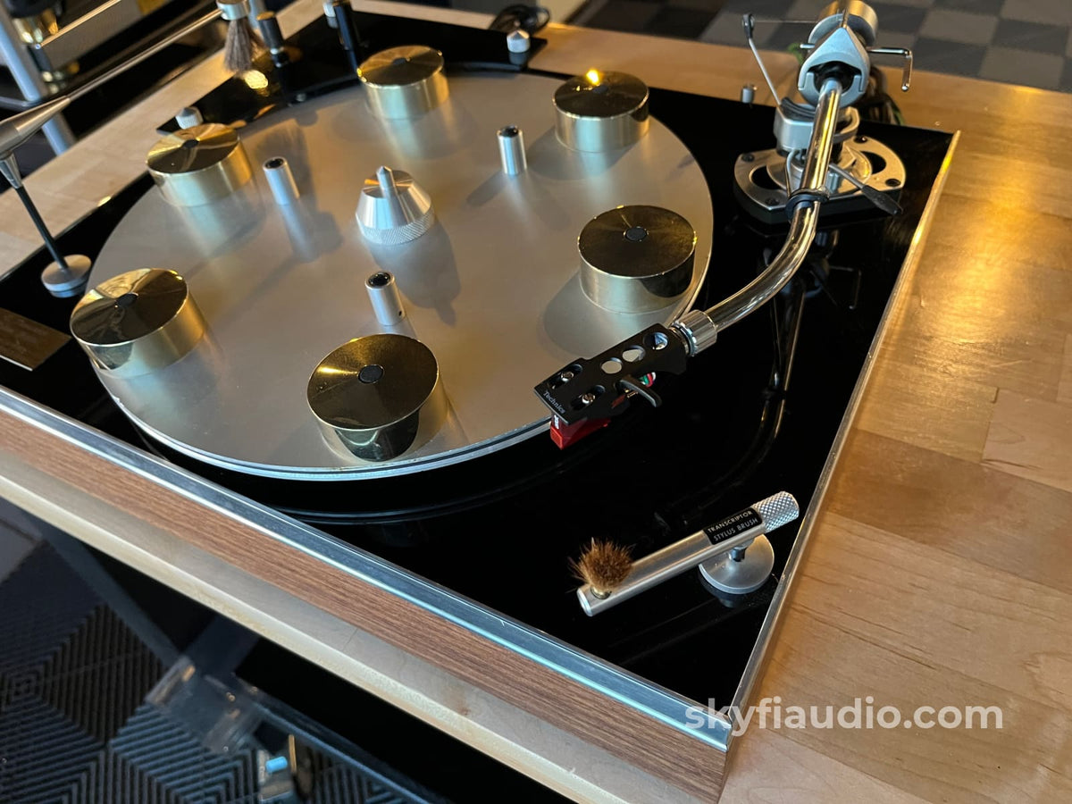 J.A Mitchell Transcriptor Golden Shadow Vintage Turntable - with Orfot