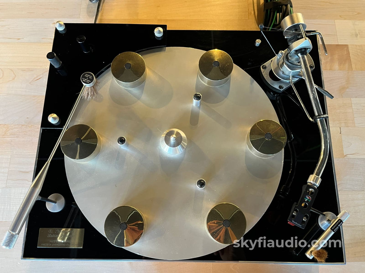 J.A Mitchell Transcriptor Golden Shadow Vintage Turntable - with Orfot