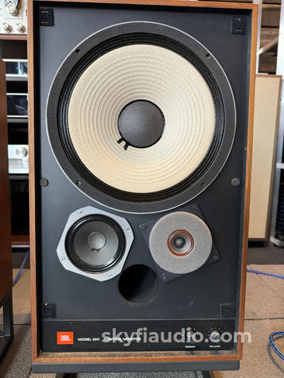 JBL 4311 Vintage Studio Monitors with Stands - WOW
