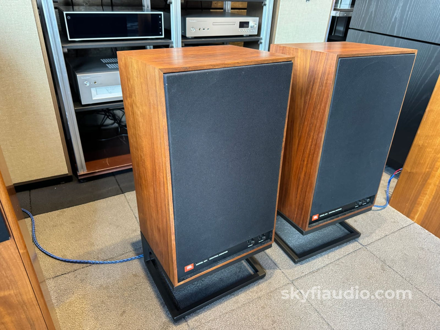 JBL 4311 Vintage Studio Monitors with Stands - WOW