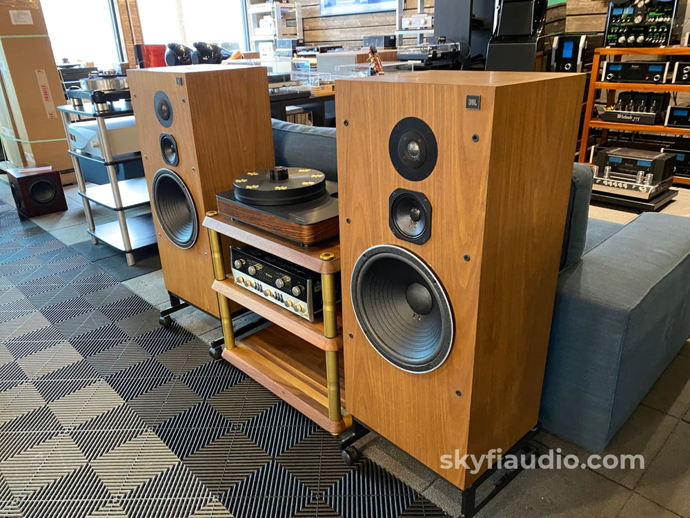 JBL L100T Vintage Floorstanding Speakers - Super Clean and Restored
