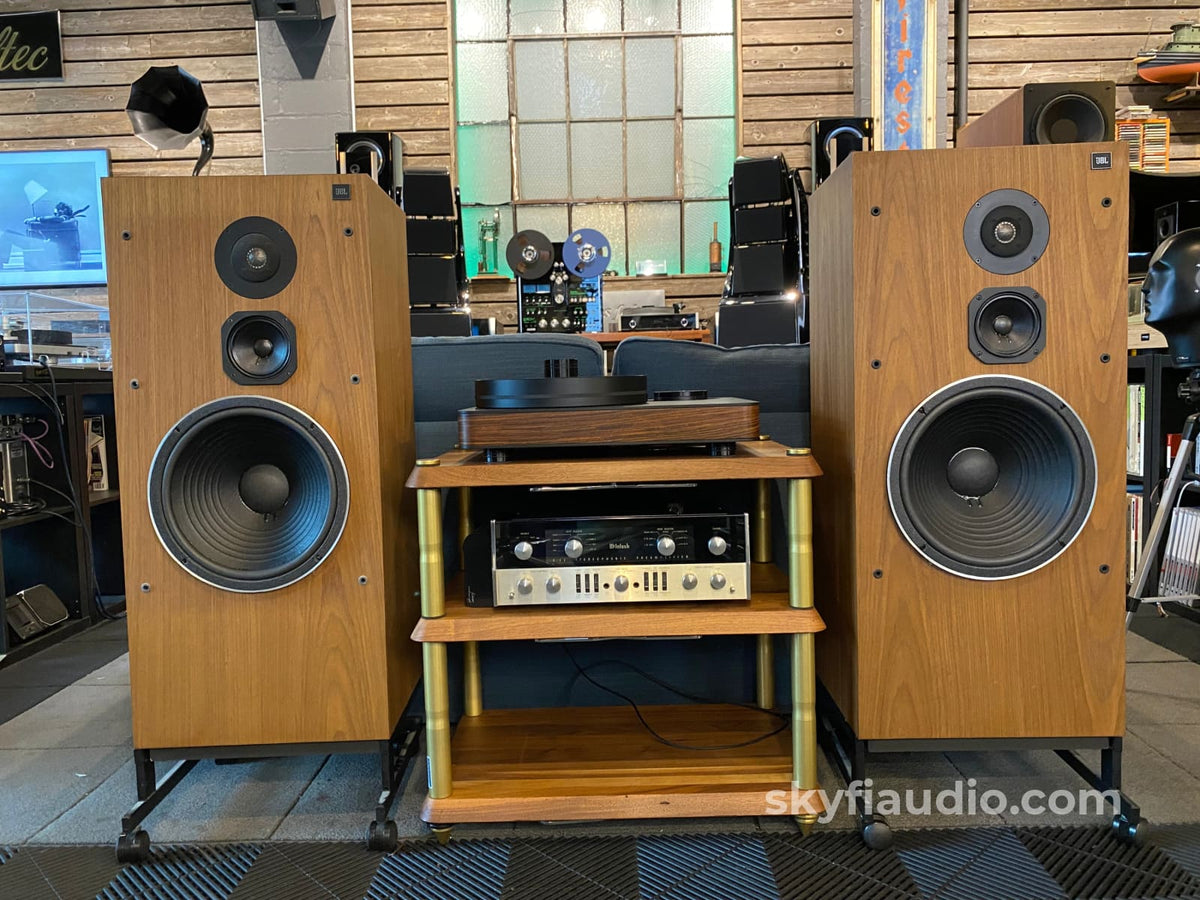 JBL L100T Vintage Floorstanding Speakers - Super Clean and Restored