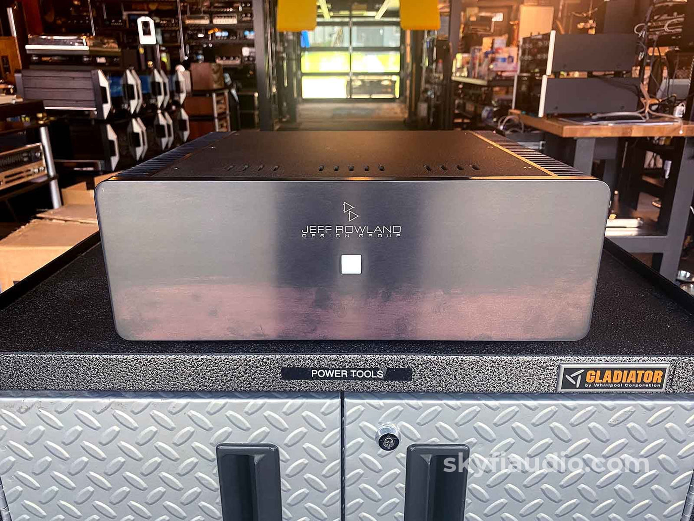 Jeff Rowland Model 1 Solid State Amplifier w/Original Wood Crate