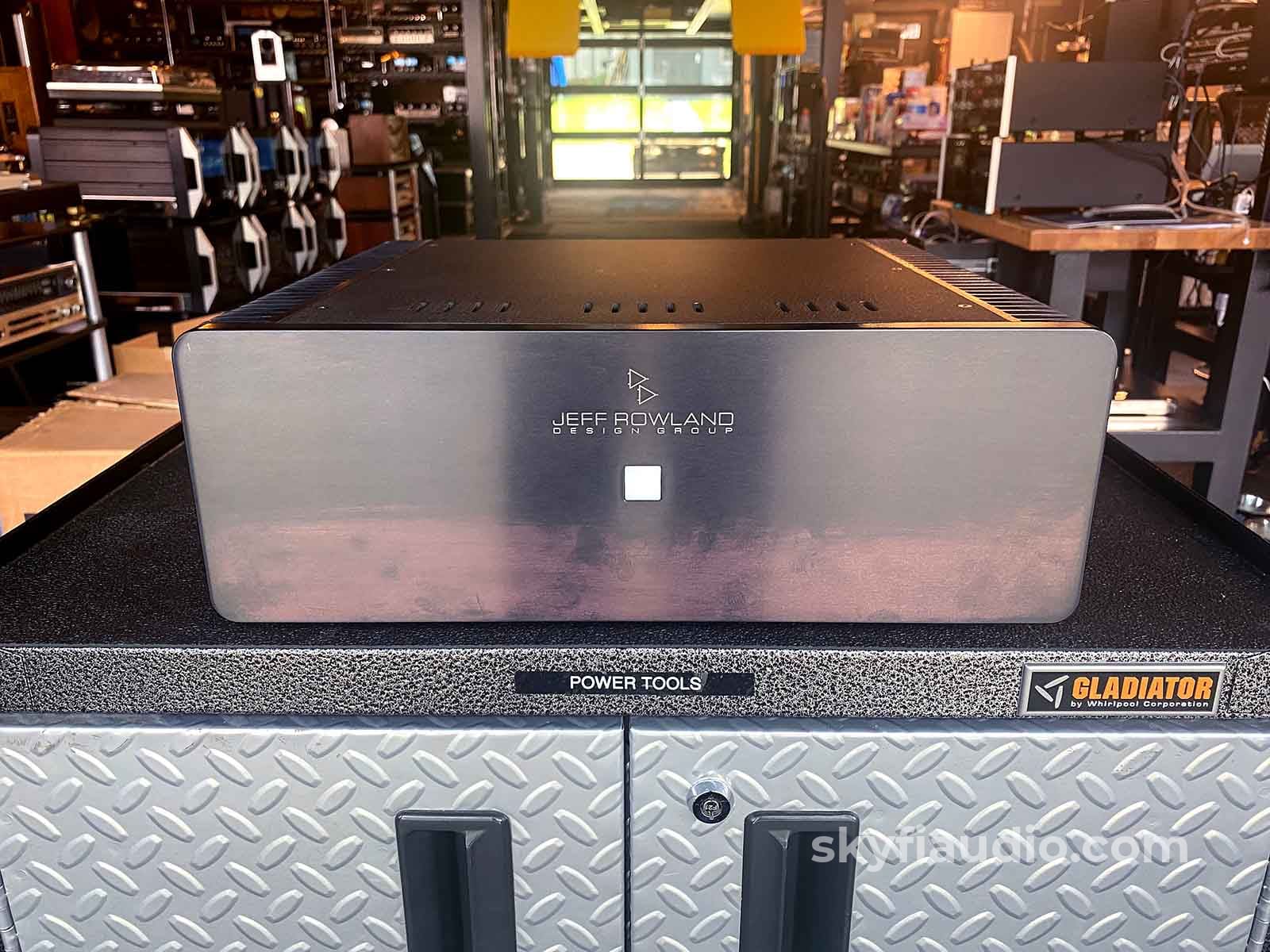 Jeff Rowland Model 1 Solid State Amplifier w/Original Wood Crate