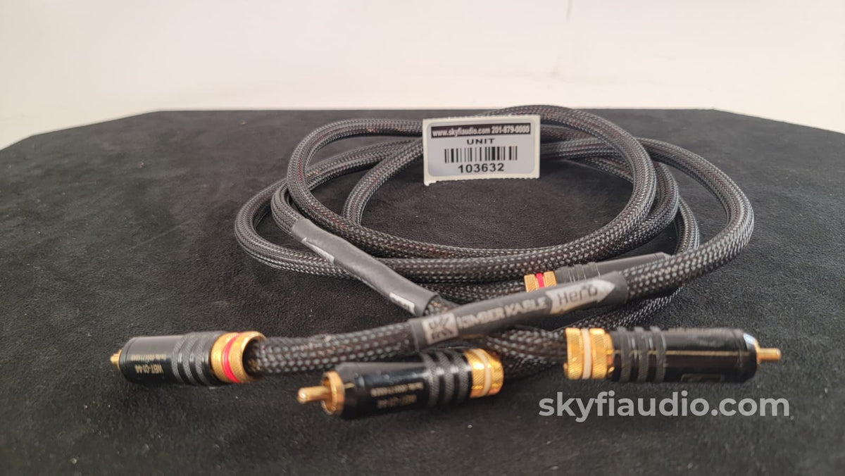 Kimber Kable Hero RCA Interconnects (Pair) with German-Made WBT Connec
