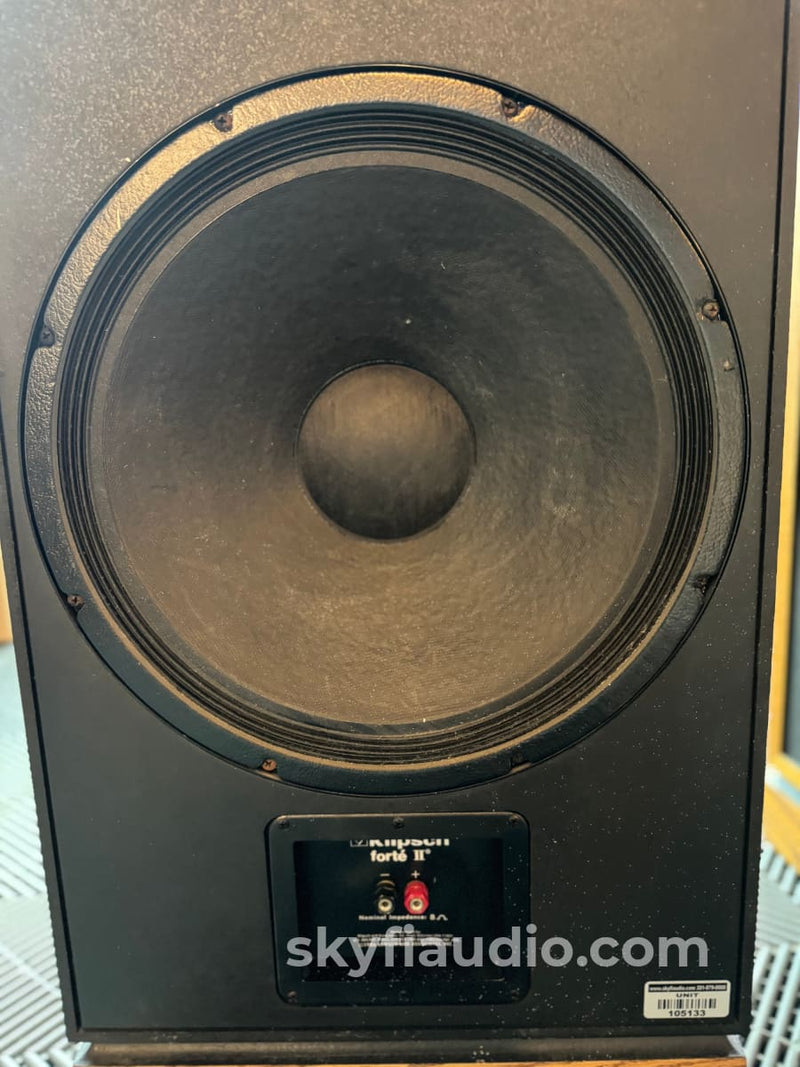Klipsch Forte II Vintage Horn Speakers