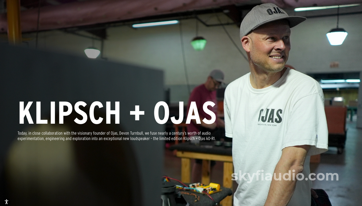 Klipsch + Ojas kO-R1 Speakers ~ Limited Edition