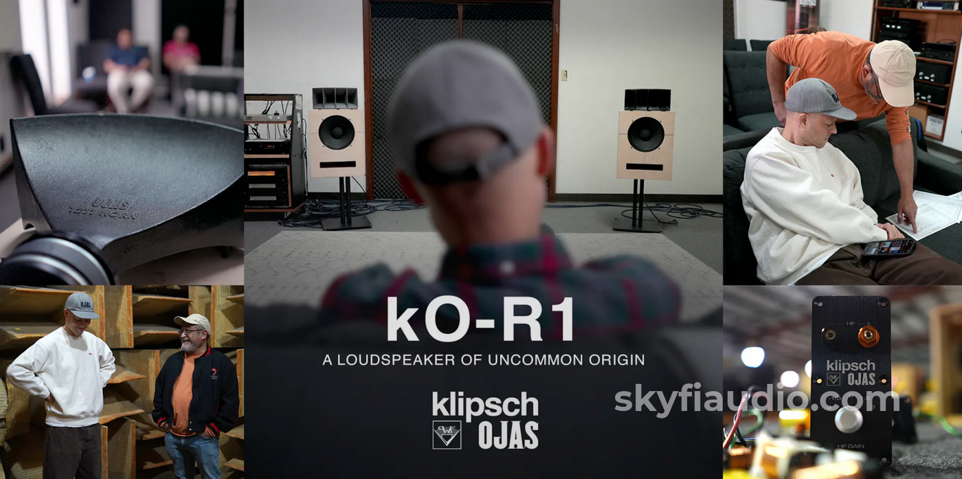 Klipsch + Ojas kO-R1 Speakers ~ Limited Edition