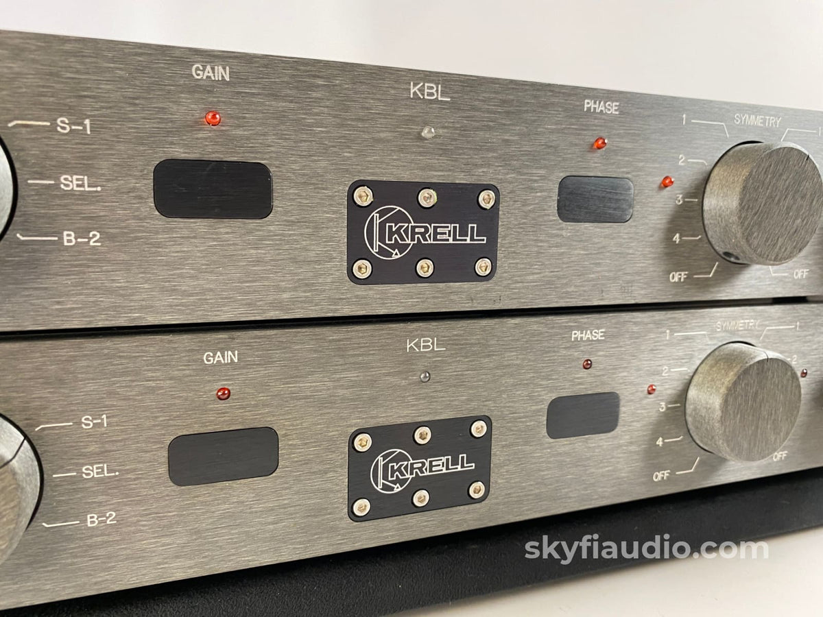 Krell KBL DUAL MONO Preamp Stack with Dual Power Supplies