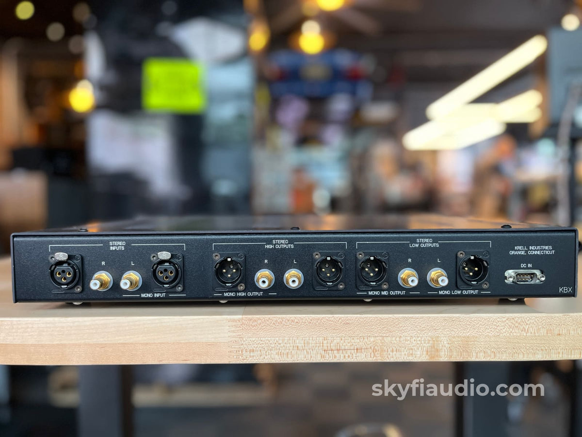 Krell KBX 2-Way Crossover For Apogee Full Range Speakers - Rare, Light