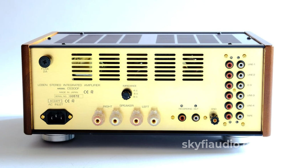 Leben CS-300F Tube Pre Main Amplifier - New - Pre Order