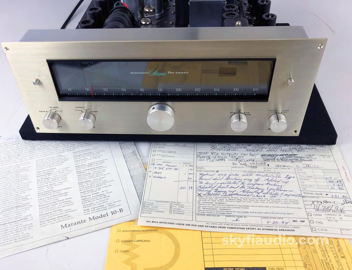 Marantz 10B Vintage Analog Tube Tuner - Top 3 Tuners Ever Made - Highl