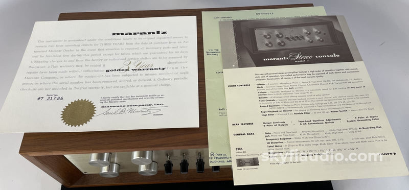 Marantz Model 7 Vintage Tube Preamp - Full Restoration and Gorgeous