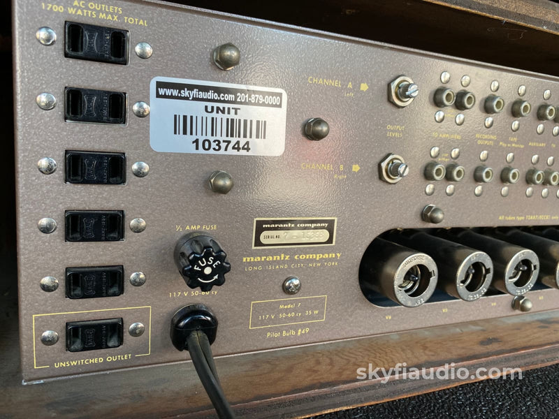 Marantz Model 7C Vintage Tube Preamplifier - Amazing Condition – SkyFi ...