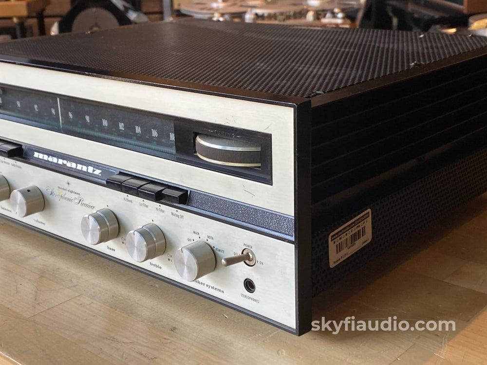 Marantz Model Eighteen - The First Marantz Receiver! 40WPC with Phono