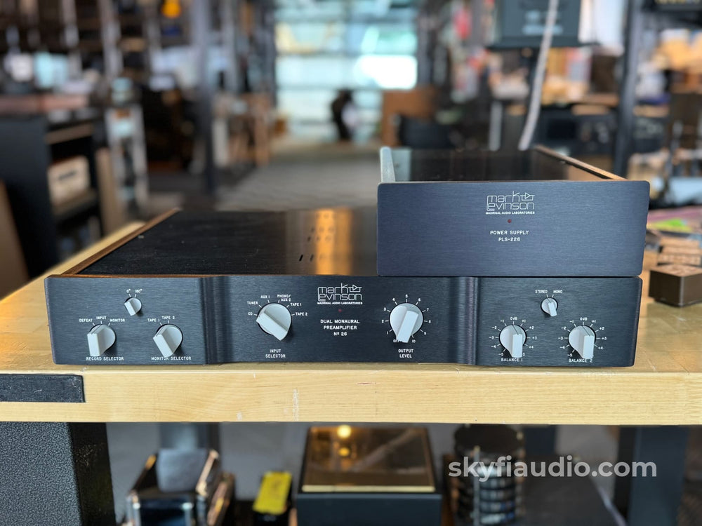 Mark Levinson No.26 Vintage Analog Preamp With Balanced Card and Power