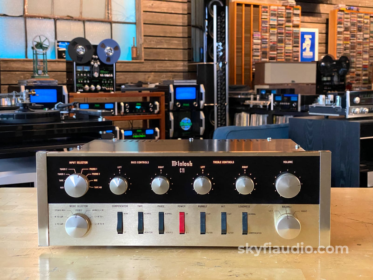 McIntosh C11 Vintage All Tube Preamplifier From ABKCO Music & Records