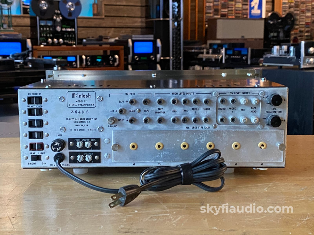 McIntosh C11 Vintage All Tube Preamplifier From ABKCO Music & Records