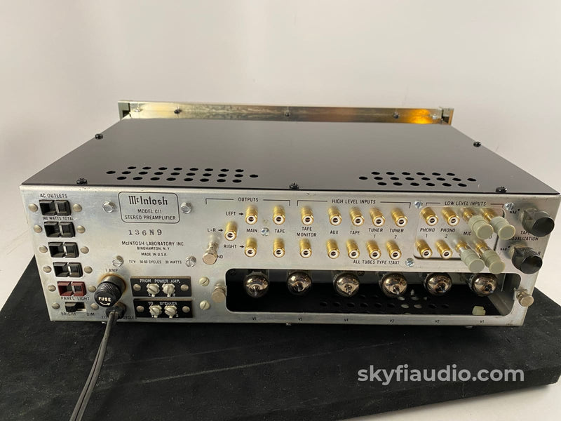McIntosh C11 Vintage All Tube Preamplifier - Full Restoration – SkyFi Audio